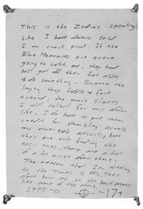 Arthur Leigh Allen's Right Handed Handwriting - The Zodiac Killer ...
